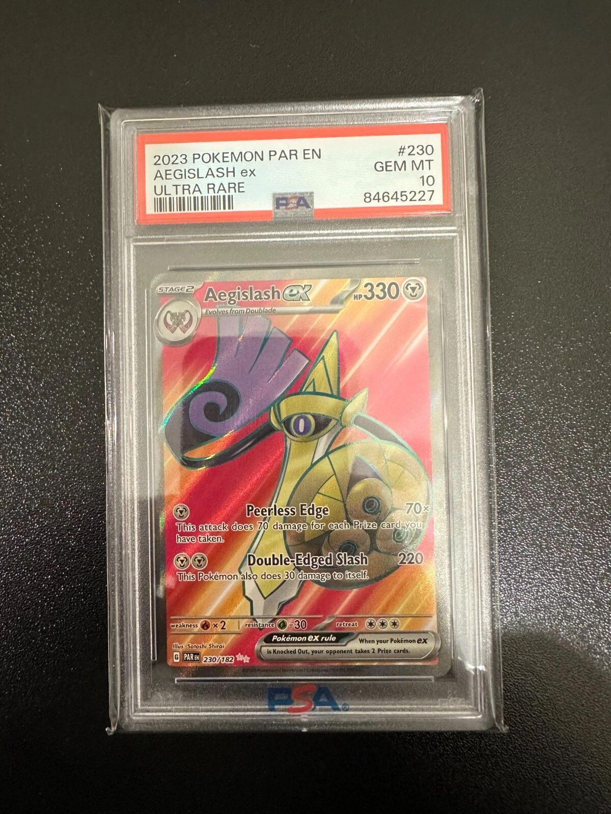 Aegislash ex 2023 Scarlet & Violet: Paradox Rift #230/182 Ultra Rare ...