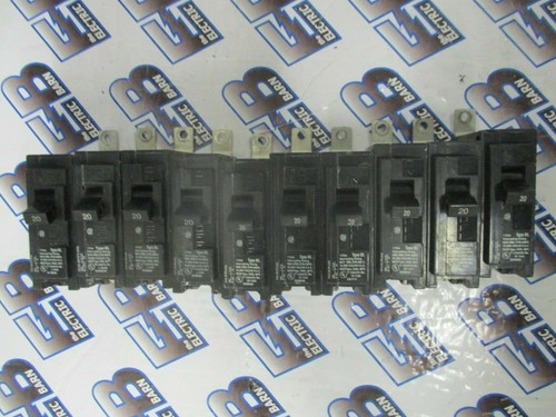 Siemens ITE B120 Circuit Breaker (LOT OF 10) 20 Amp 120V 1P Bolt On ...