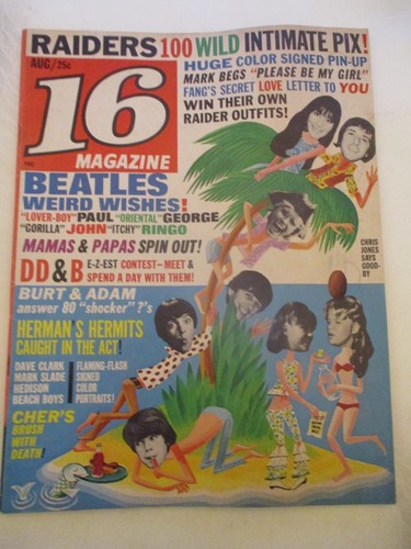 The Beatles, The Raiders, Dave Clark Five - 16 Magazine 1966 | eBay