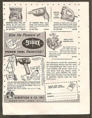 VINTAGE AD - SIOUX POWER TOOLS - SATURDAY EVENING POST NOVEMBER 20 ...