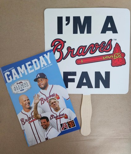 2023 Atlanta Braves I’m A Braves Fan Sign & Alumni Gameday Program SGA ...