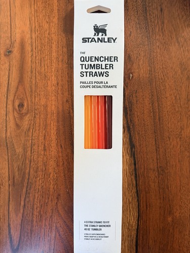 Stanley 40 Oz Straw Set Red/orange pack Of 4 | eBay