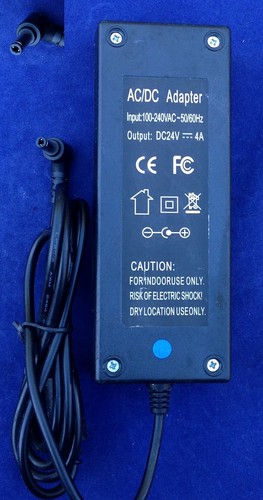 Generic Charger 24V 4A 5.5mm/2.1mm | eBay