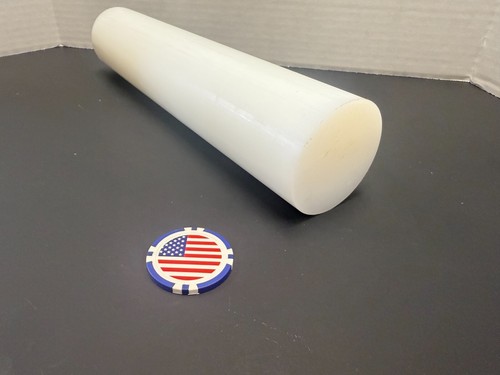 UHMW White Round Rod 2.50 Diameter x 12" Long, 1 Unit, Extruded | eBay
