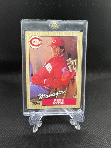 1987 Topps - #393 Pete Rose Manager Double Error Card | eBay