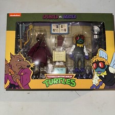 Teenage Mutant Ninja Turtles NECA Splinter vs Baxter (Cartoon)