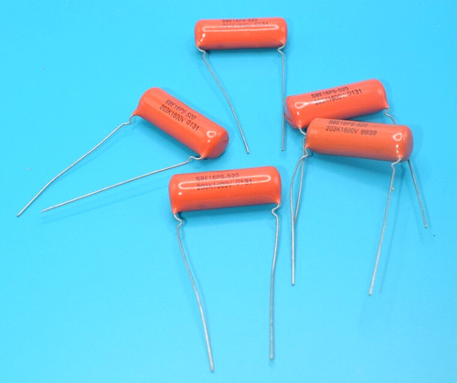 5 PCS SPRAGUE ORANGE DROP CAPACITORS 16PS-S20 .02 UF 1600V | eBay