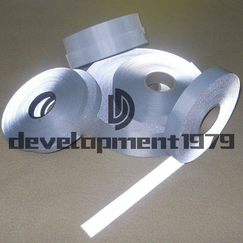 6M=20 Foot Reflective Silver Tape - sew on 1" trim fabric | eBay