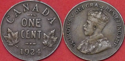 Very Good 1924 Canada 1 Cent | eBay