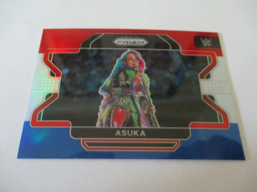 2022 Panini Prizm WWE Red, White, & Blue Prizm Asuka Card #84 | eBay