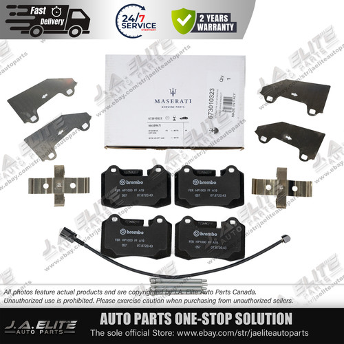 Maserati Granturismo Quattroporte Rear Brake Pad Set P/n 980139064 for ...