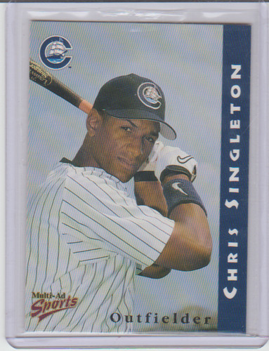 1998 Multi-Ad Columbus Clippers Team Card #28 Chris Singleton | eBay