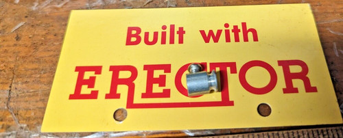 SILVER COLOR SERIES THREE A.C. GILBERT ERECTOR SET MOTOR PULLEY WITH ...