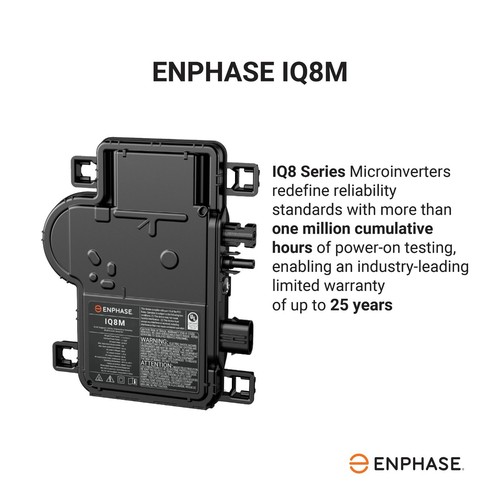 Enphase Ensemble IQ 8M Microinverter IQ8M-72-2-US Residential Solar ...