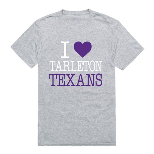 Tarleton State University Texans TSU NCAA Cotton I Love Tee T Shirt | eBay