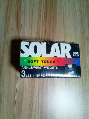 Bollinger Solar Soft Touch Ankle Wrist Weights 3lbs. Set of 2 | eBay