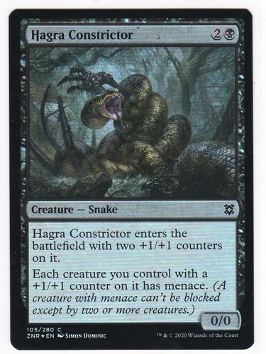 MTG: Zendikar Rising: Foil: Hagra Constrictor | eBay