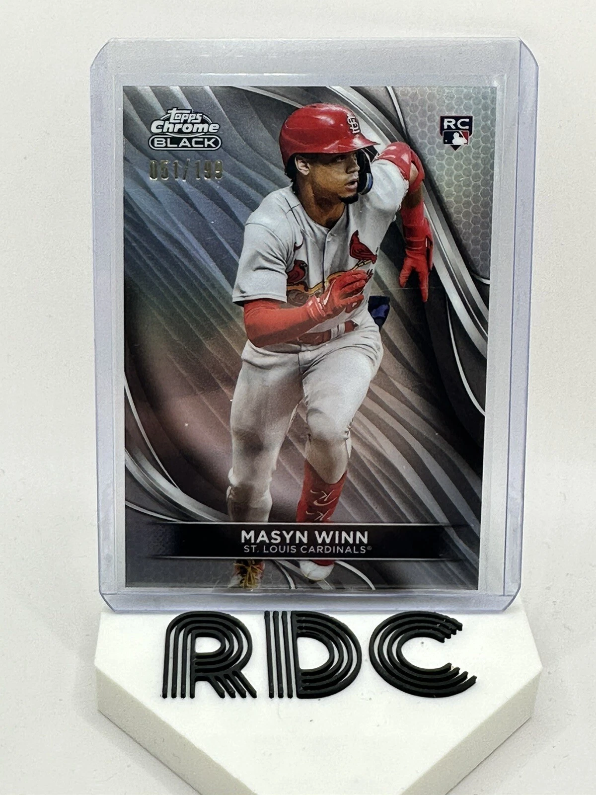 Masyn Winn 2024 Topps Chrome Black #46 Refractor /199 RAW Price Guide ...