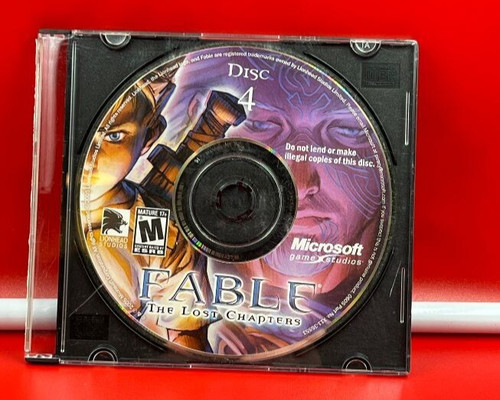 2005 CD Video Fable The Lost Chapters Microsoft Games Disc 4 | eBay