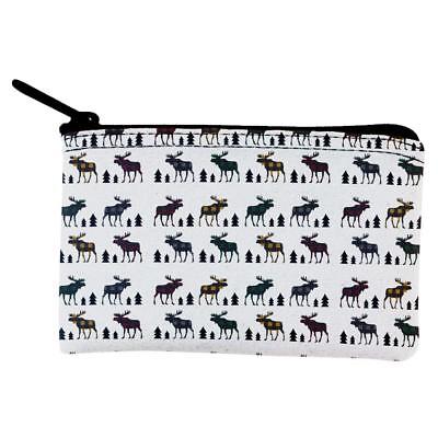 Autumn Plaid Moose on the Loose Pattern Coin Purse | eBay
