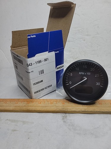 Paccar Peterbilt Tachometer Gauge Up to 3000 RPM Q43-1189-001 85mm OEM ...