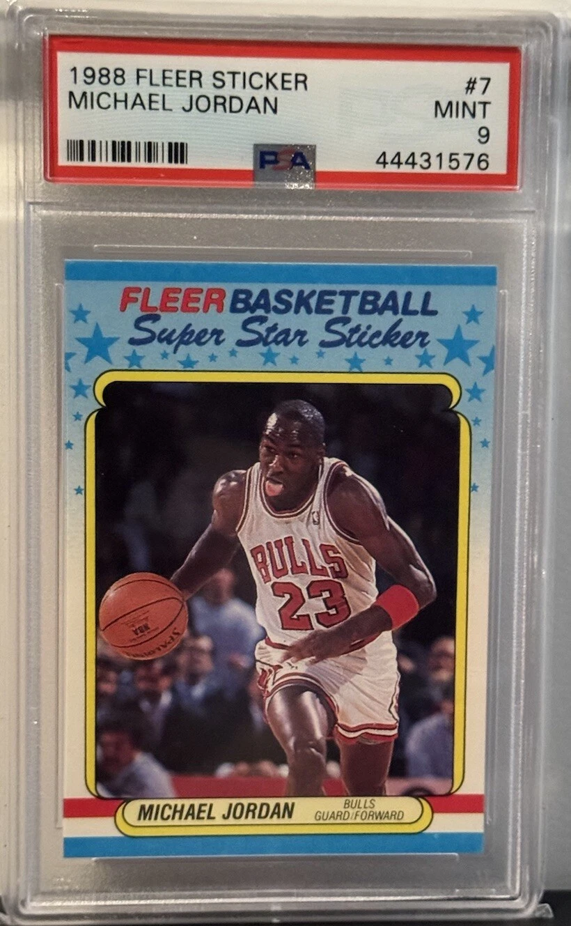 Michael Jordan 1988 Fleer #7 Stickers Price Guide - Sports Card Investor