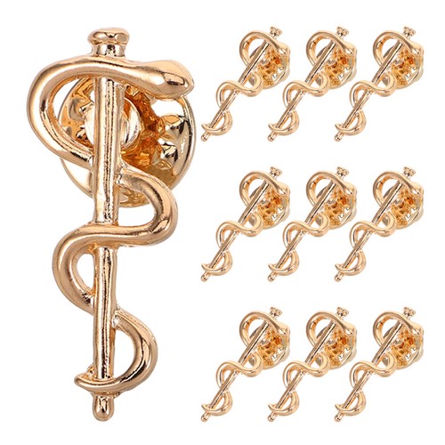 10 Pcs Coat Jewelry Present Snake Brooch Pin Medical Nurse Appreciation ...