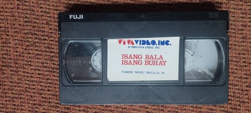 Philippines Tagalog Pinoy Filipino VHS Movie ISANG BALA ISANG BUHAY ...