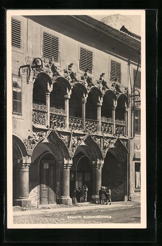 Ansichtskarte Bruck /Mur, Kornmesserhaus, Straßenansicht | eBay UK