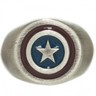 Marvel Captain America Civil War Shield Logo Stainless Steel Ring | eBay