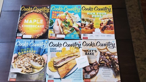 Lot of 6 Cook’s Country magazine recipes 2020 America's Test Kitchen | eBay