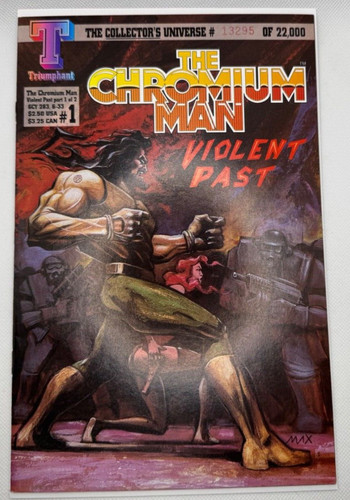 he Chromium Man #1 Numbered 13,295 of 22,000 Triumphant Comics 1994 | eBay