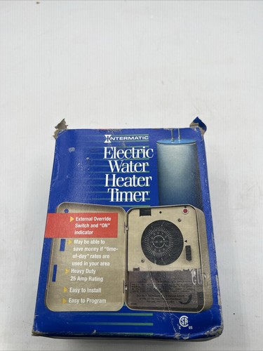 NEW Open Box- Electric Water Heater timer, 208-250VAC, 60Hz, SPST, 25A ...