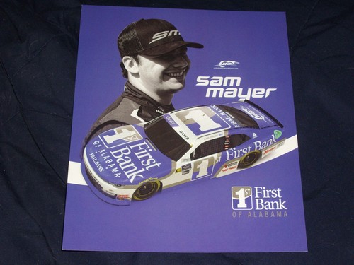 2024 SAM MAYER #1 FIRST BANK OF ALABAMA NASCAR POSTCARD | eBay