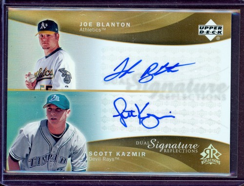 JOE BLANTON/SCOTT KAZMIR ~ 2005 Reflections Dual Signature Autograph ...