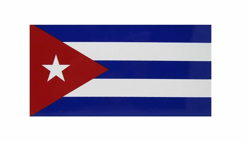 Cuba Cuban Flag Vinyl Decal Bumper Sticker | eBay
