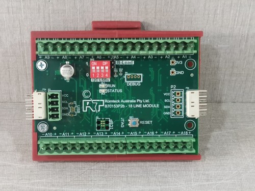 LOT 2 Romteck B70153P2b 18 Line Module PCB Card | eBay