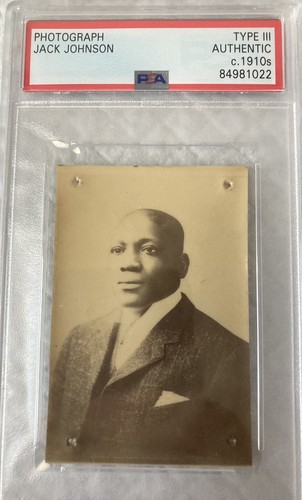 1910 Jack Johnson Heavyweight Champion Type 111 Small Photo 2x3in Rare ...