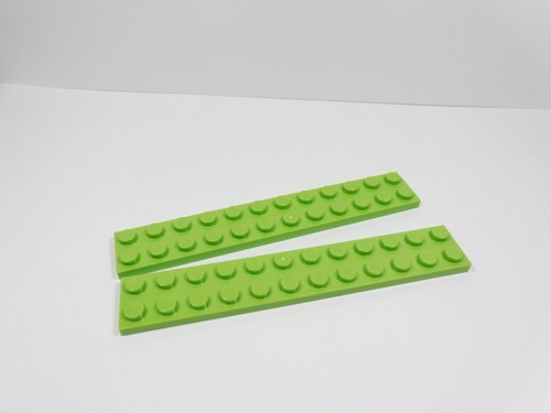 LEGO 2 Lime Green 2x12 Plates M9 | eBay