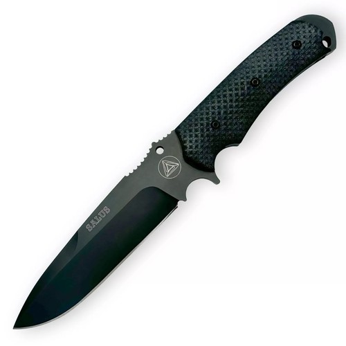 COMBATIVE EDGE SALUS G10 FOX Knife Fixed Blade Combat Military Survival ...