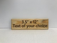 Personalized Custom Carved Wood Sign - Routed Cedar Rustic Plaque Home ...