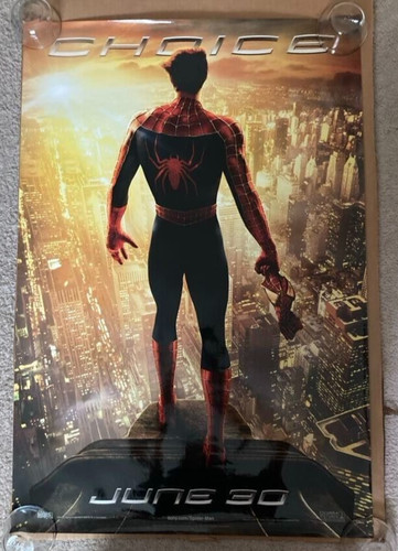 Spider-Man 2 (2004) original theatrical poster 27x40" D/S Advance Sam ...
