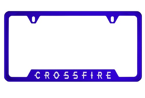 Blue License Plate Frame For Crossfire | eBay