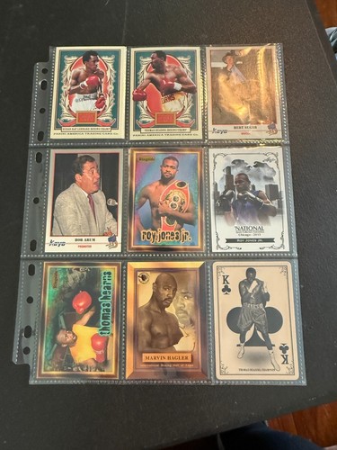 Lot of 9 - BOXERS/FIGHTERS BOXING Trading CARD sports (P) | eBay