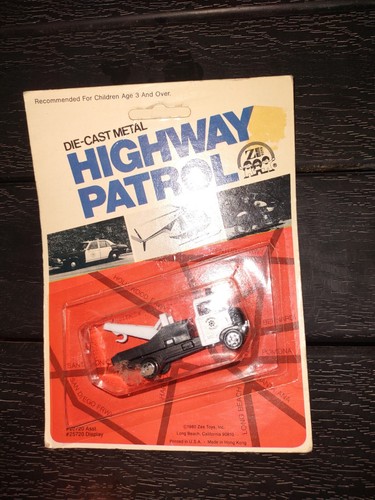Vintage Zee Zylmex CA Highway Patrol CHP Tow Truck On Unpunched Card ...