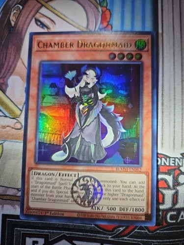 Chamber Dragonmaid BLMM-EN062 Emblazoned Ultra Rare 1st Edition NM | eBay