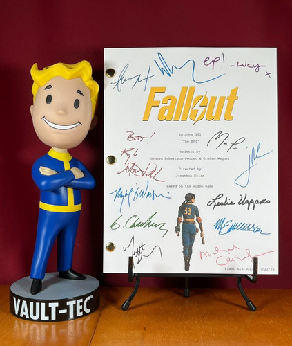 Fallout Pilot Script Signed- Autograph Reprints- Fallout TV Show | eBay