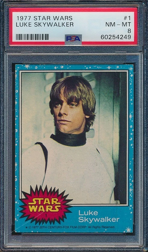 Luke Skywalker 1977 Topps #1 Base Price Guide - Sports Card Investor