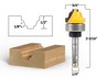 3/16" Radius Double Roman Ogee Groove Router Bit - 1/4" Shank - Yonico ...