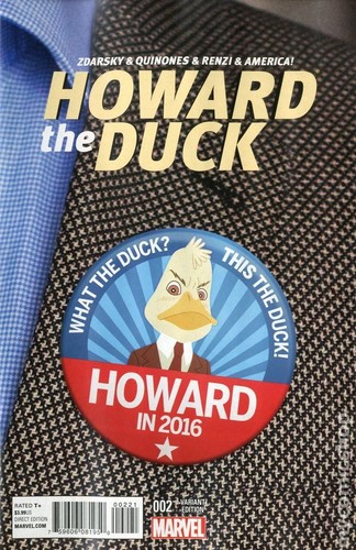 Howard The Duck #2C Zdarsky 1:20 Variant FN 2015 Stock Image | eBay